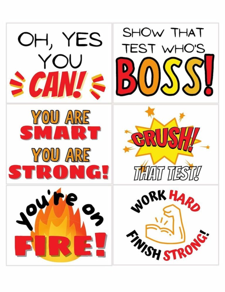 Encouraging Quotes For Kids During Testing