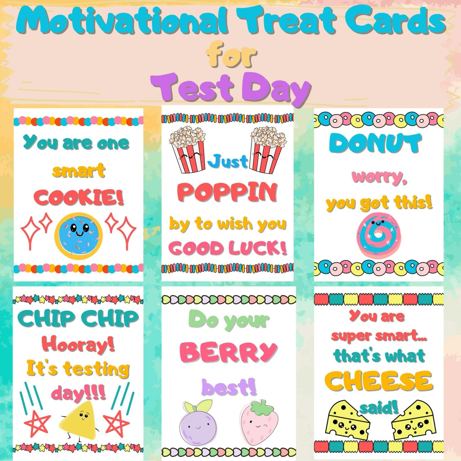 Encouraging Quotes For Kids On Test Day