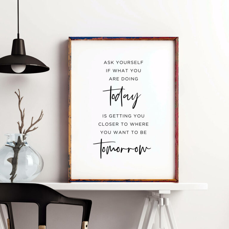 Home Decor Inspirational Quotes