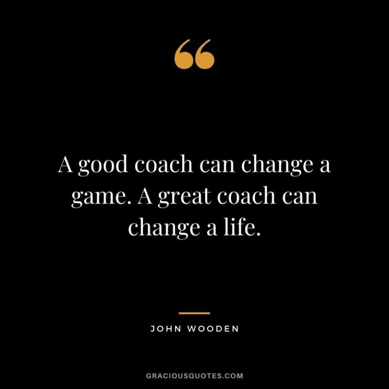 Inspirational Quotes About Coaches