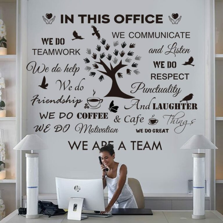 Inspirational Quotes Office Decor