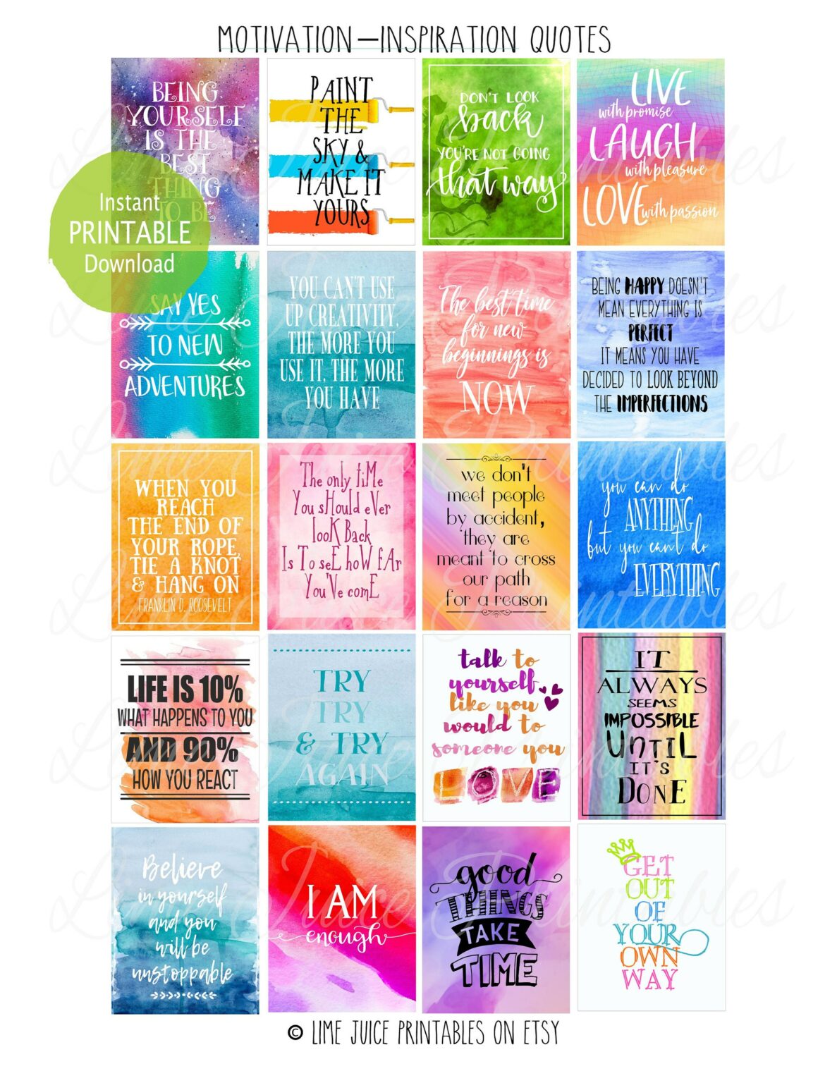 Planners With Inspirational Quotes